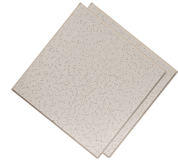 🥇 - Plafón de Fibra Mineral Acústico WESTON 61x61 cm Caja/10 Pz